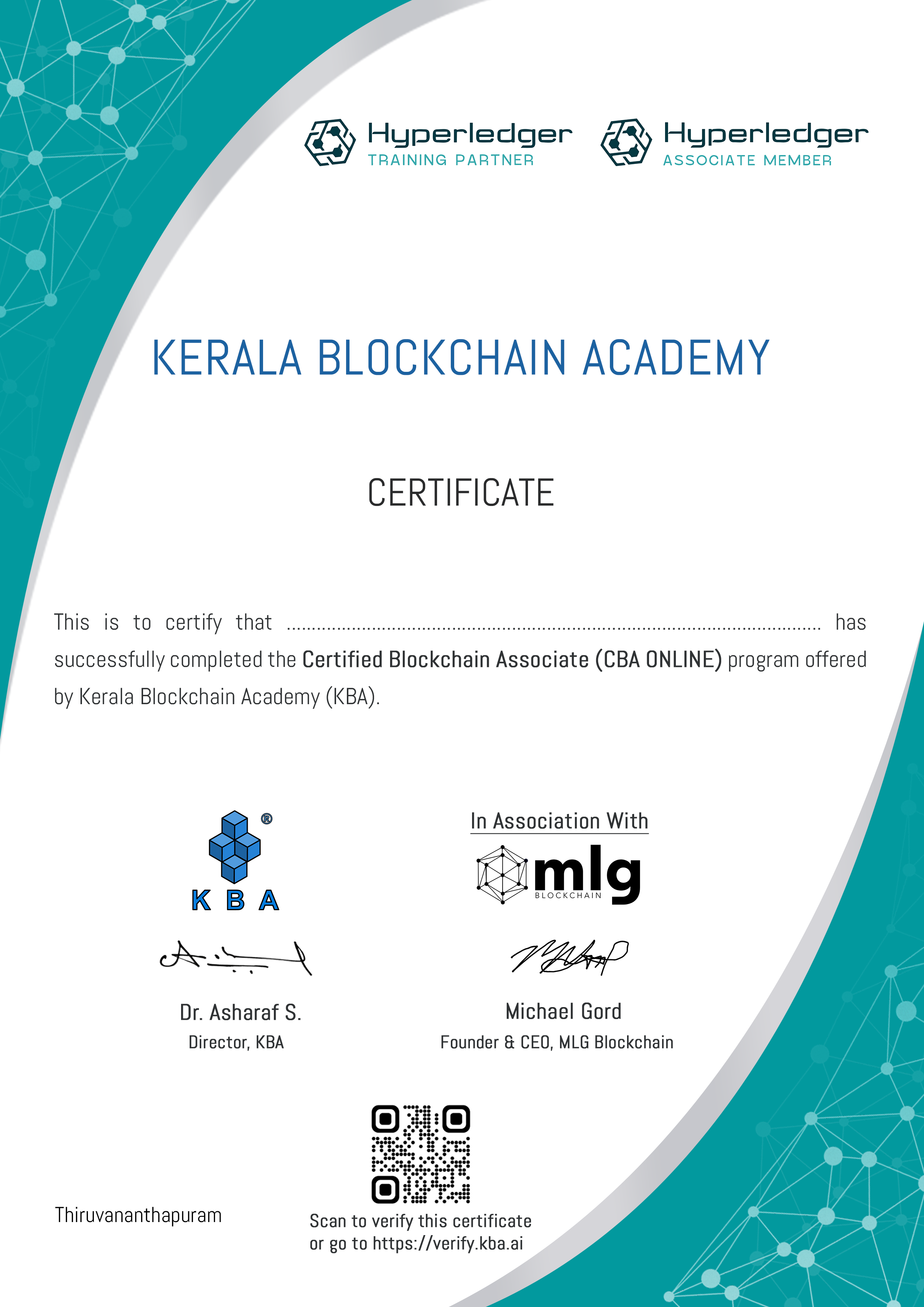 Certified Blockchain Associate‹CBA